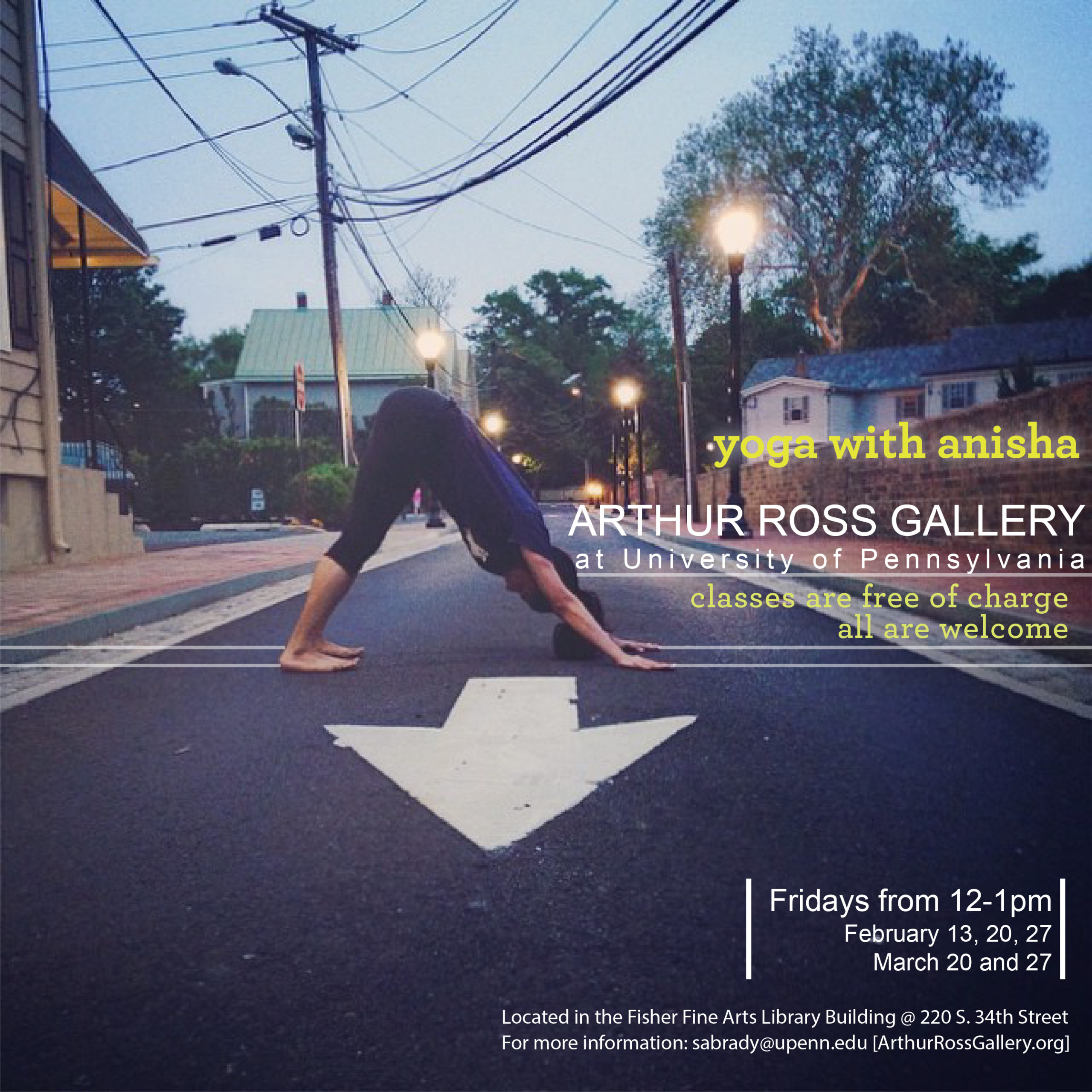 YOGA CLASSES | Arthur Ross Gallery